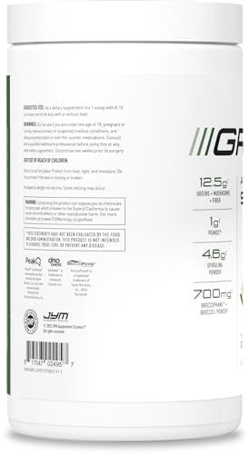 JYM Greens spirulina with mushrooms