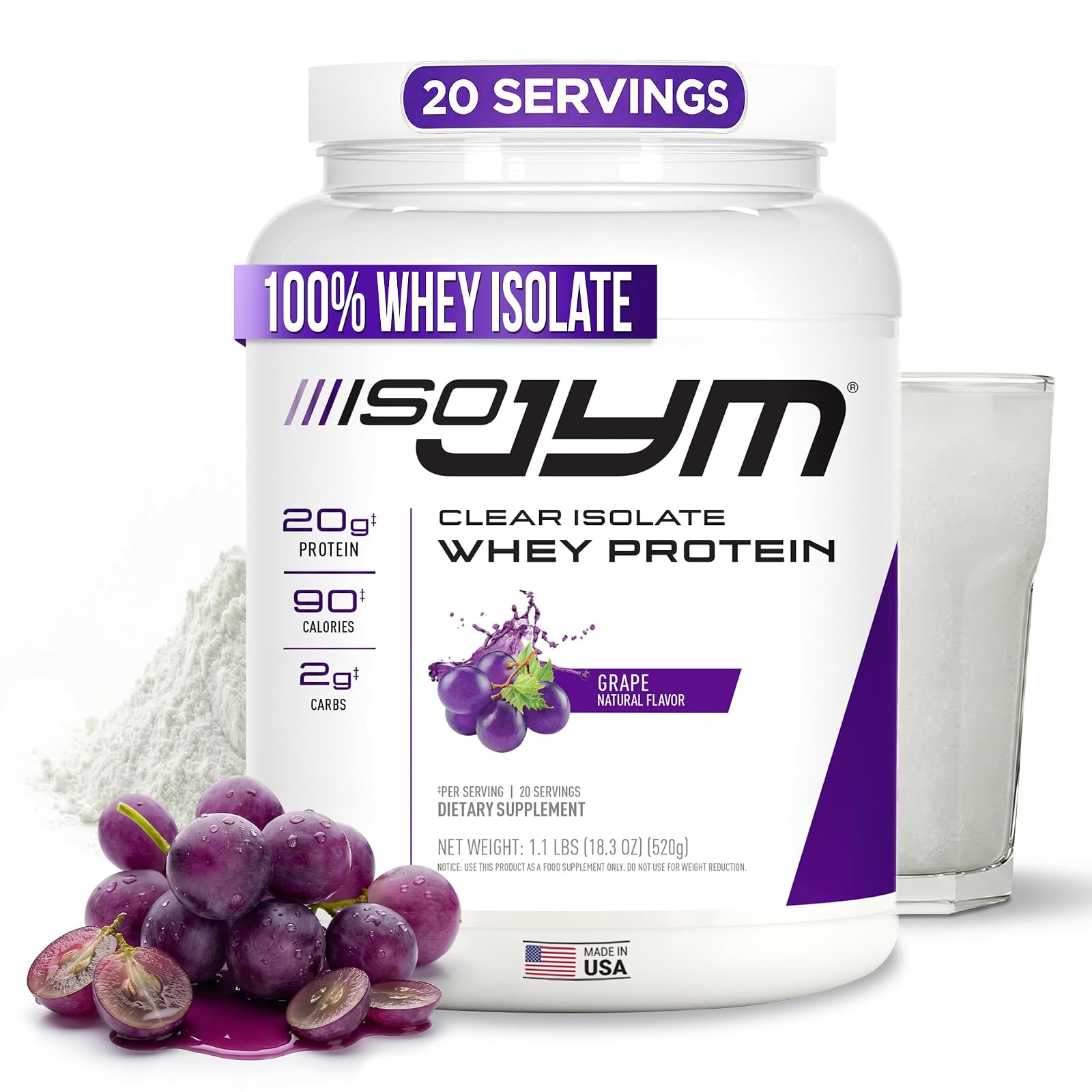 JYM Iso JYM Grape protein powder