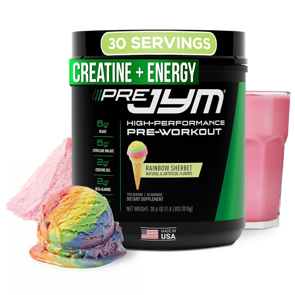 JYM pre-workout for energy boost