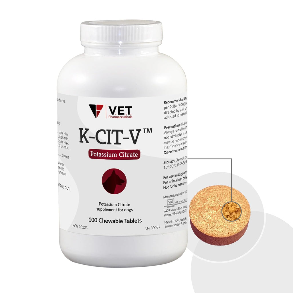 K-CIT-V potassium supplement benefits
