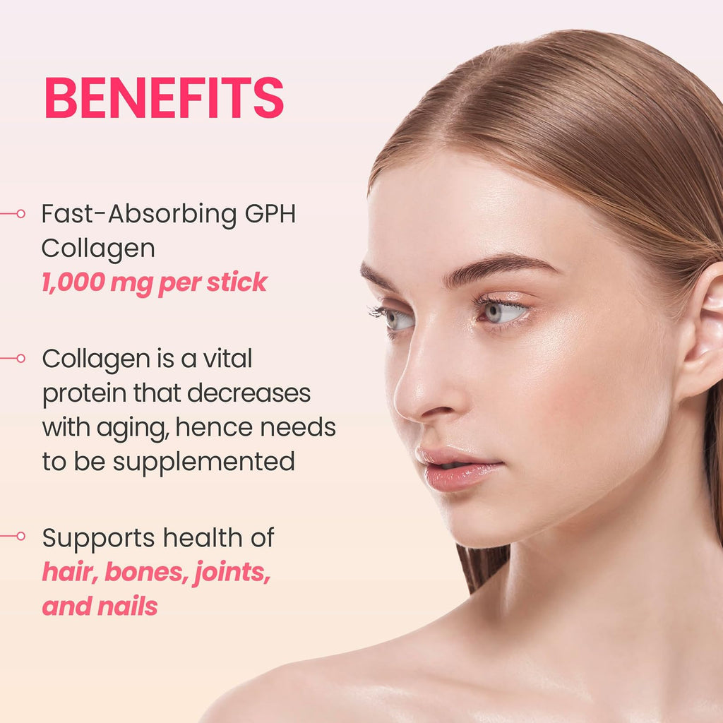 K-Collagen soft peach flavour sticks