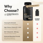 K2 D3 capsules for overall wellness