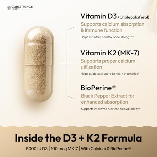 K2 D3 for bone health support