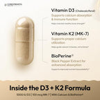 K2 D3 for bone health support