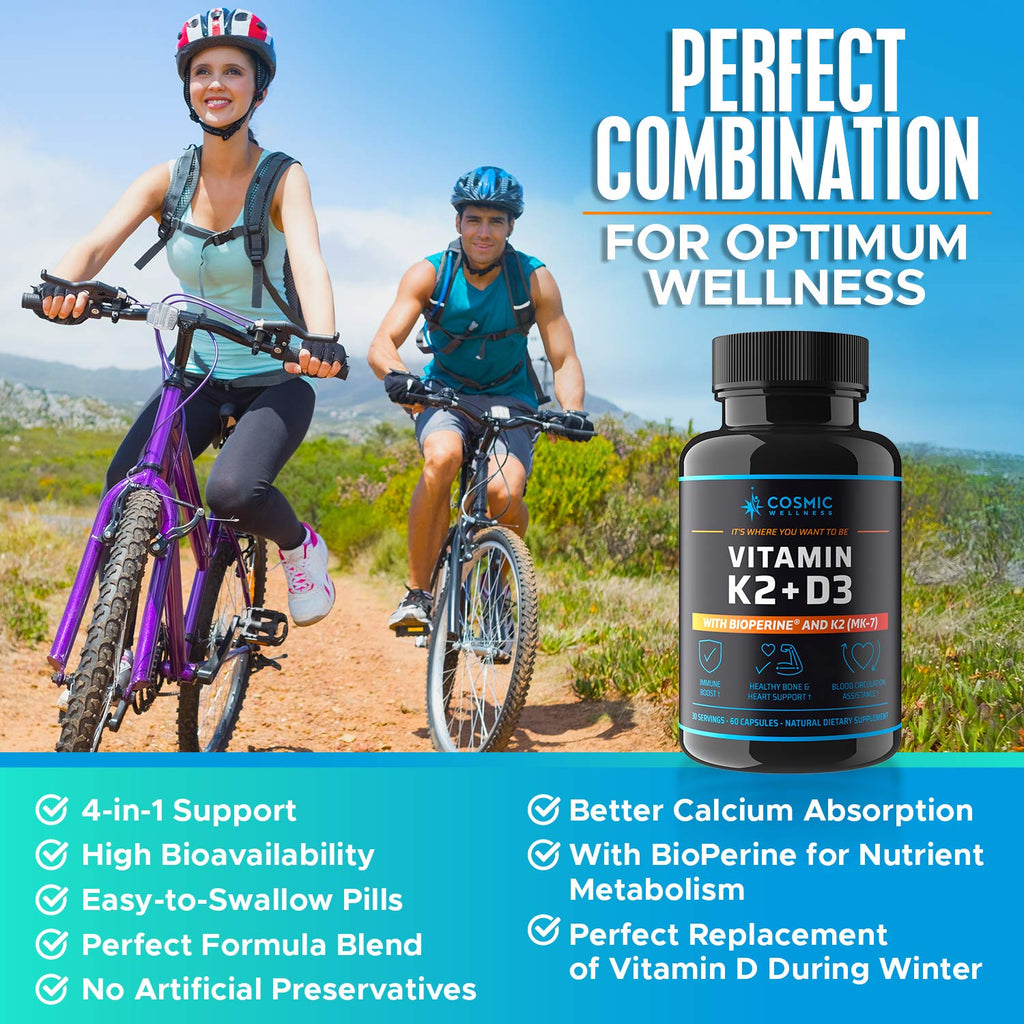 K2 D3 vitamin for energy boost