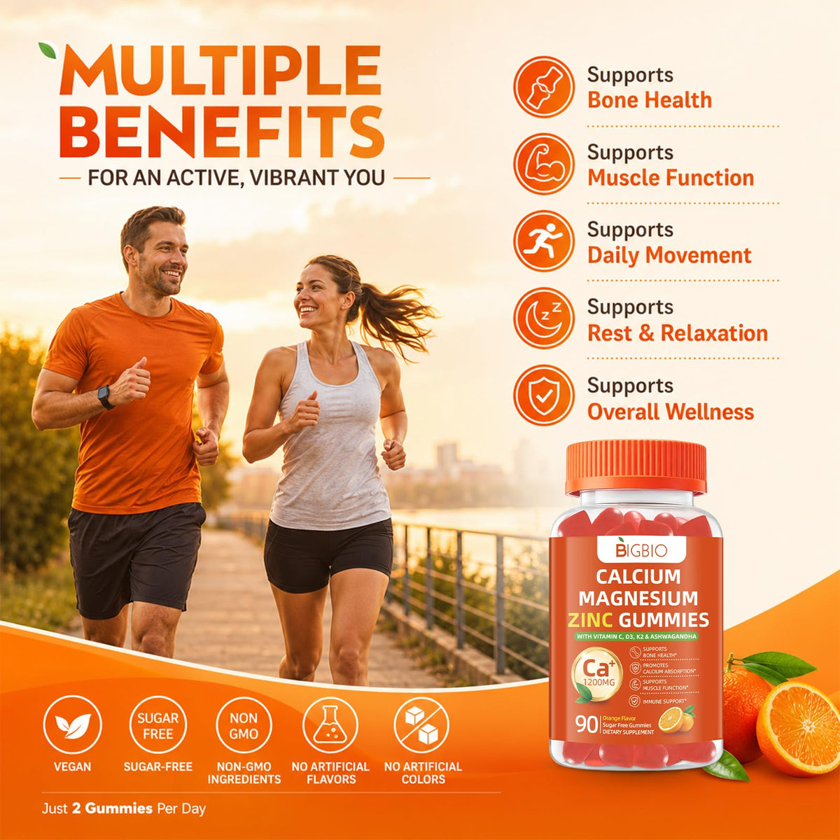K2 enriched calcium gummies