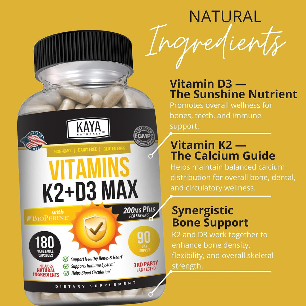 K2 MK-7 for enhanced absorption