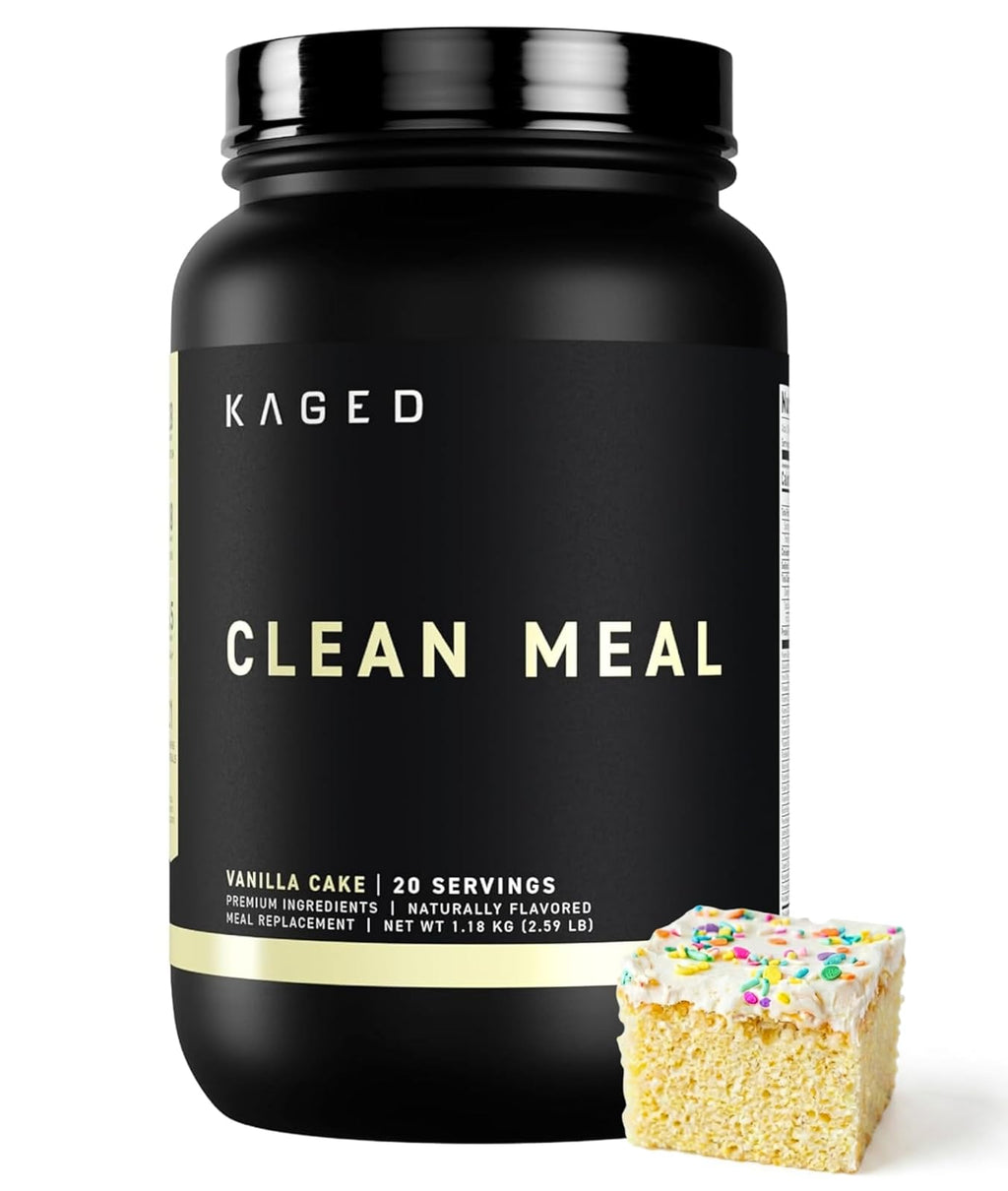 Kaged Clean Meal Powder vanilla cake flavour