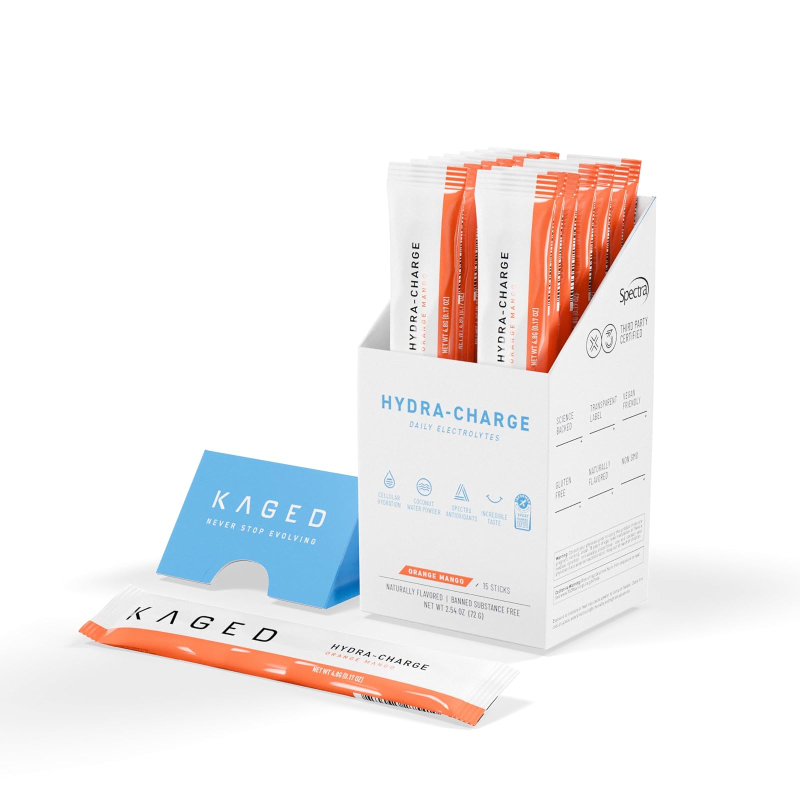 Kaged Daily Hydration stick packets