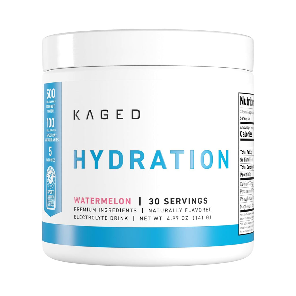 Kaged electrolyte powder for hydration