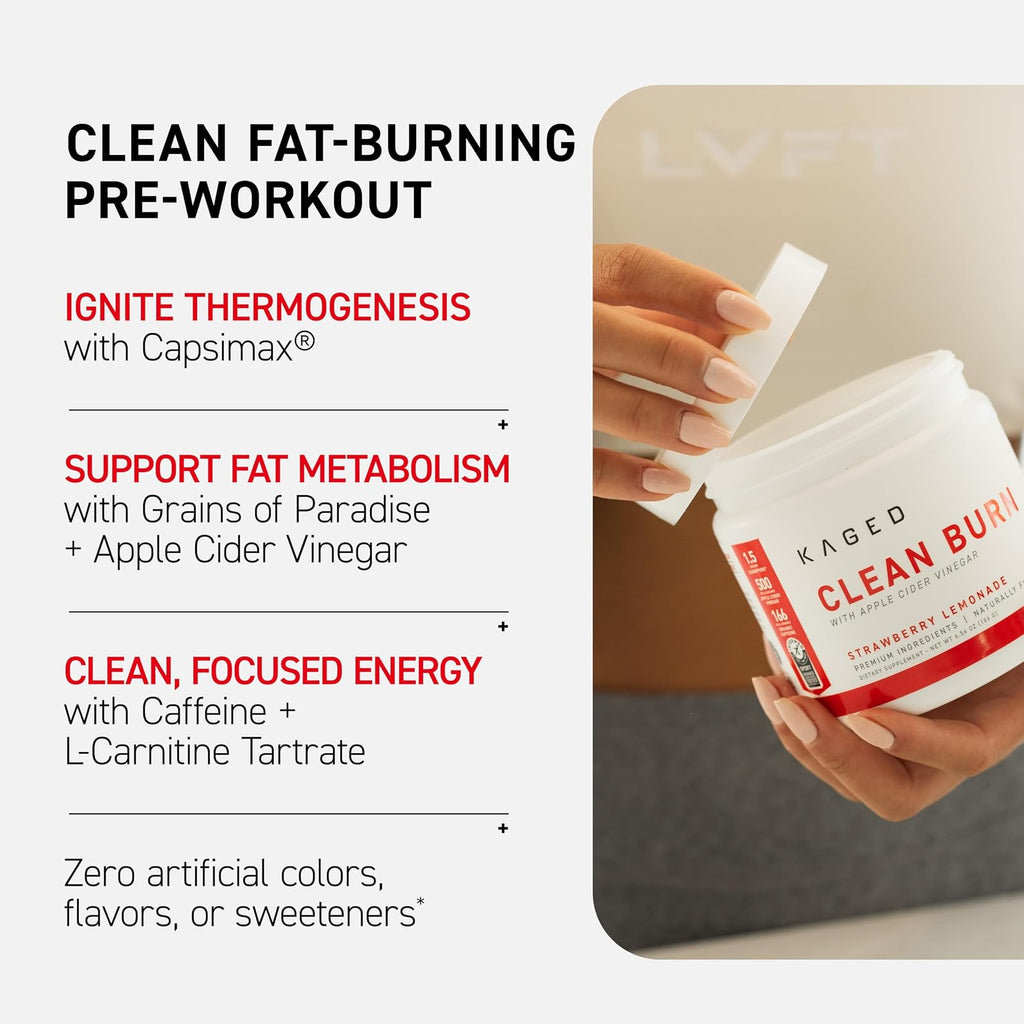 Kaged fat burners for energy boost