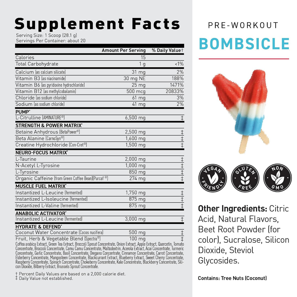Kaged pre-workout for endurance training