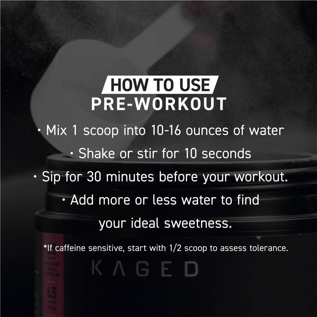 Kaged pre workout for intense training
