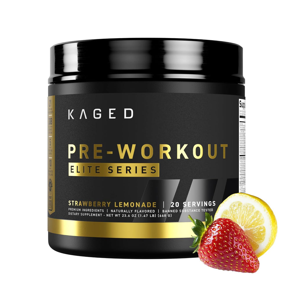 Kaged pre-workout strawberry lemonade flavor