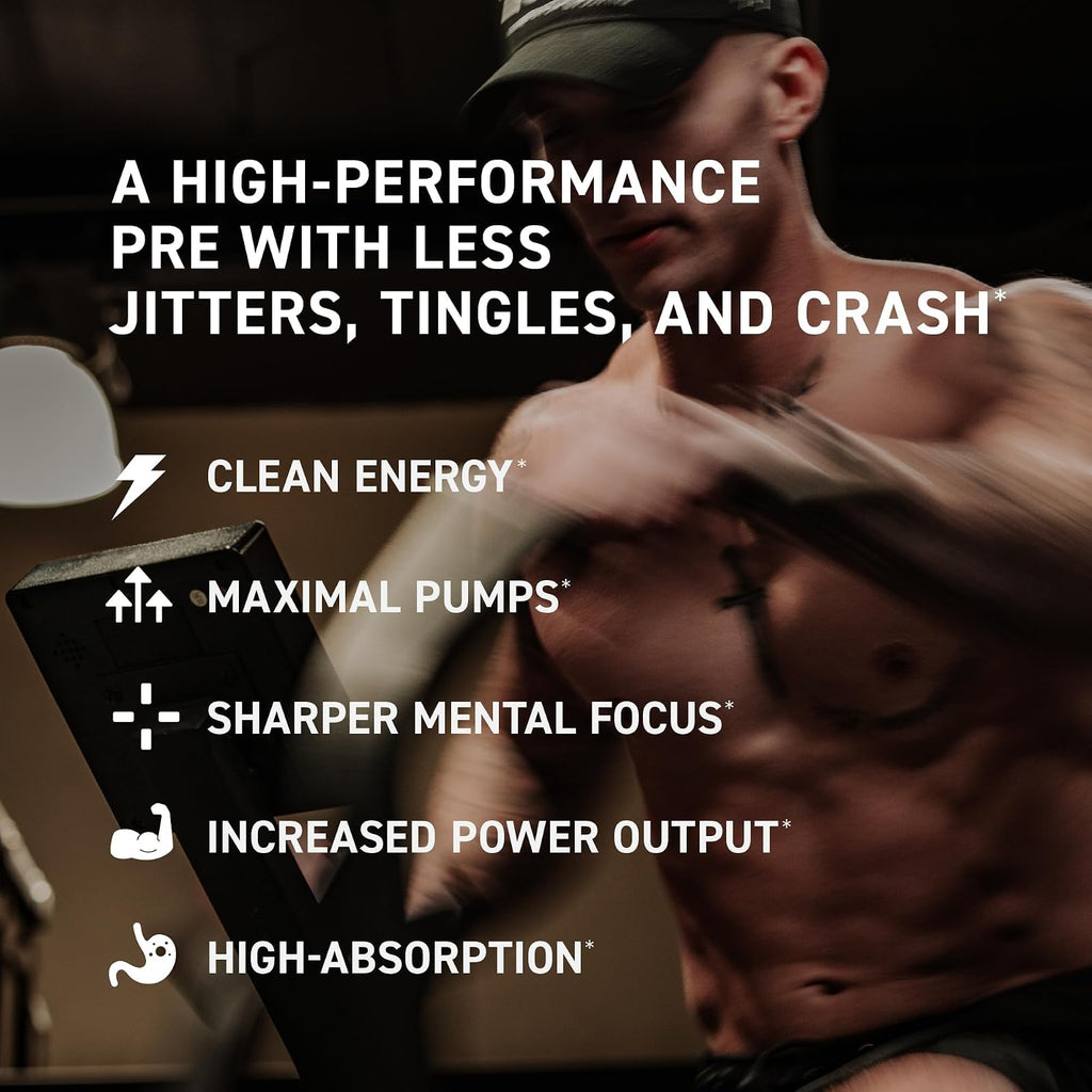 Kaged pre-workout with 305 mg caffeine