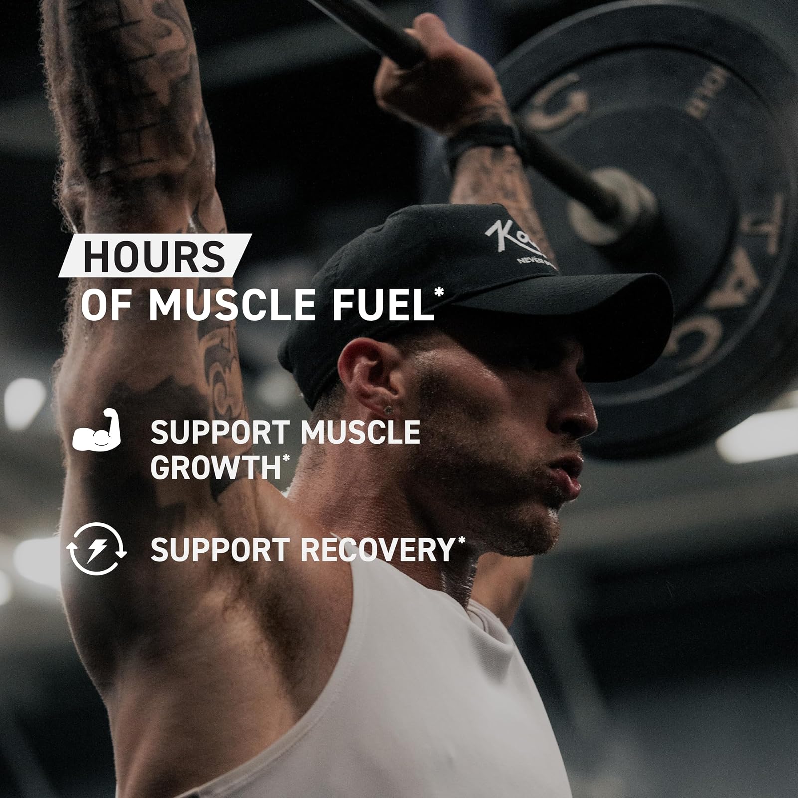 Kaged protein powder for nighttime use