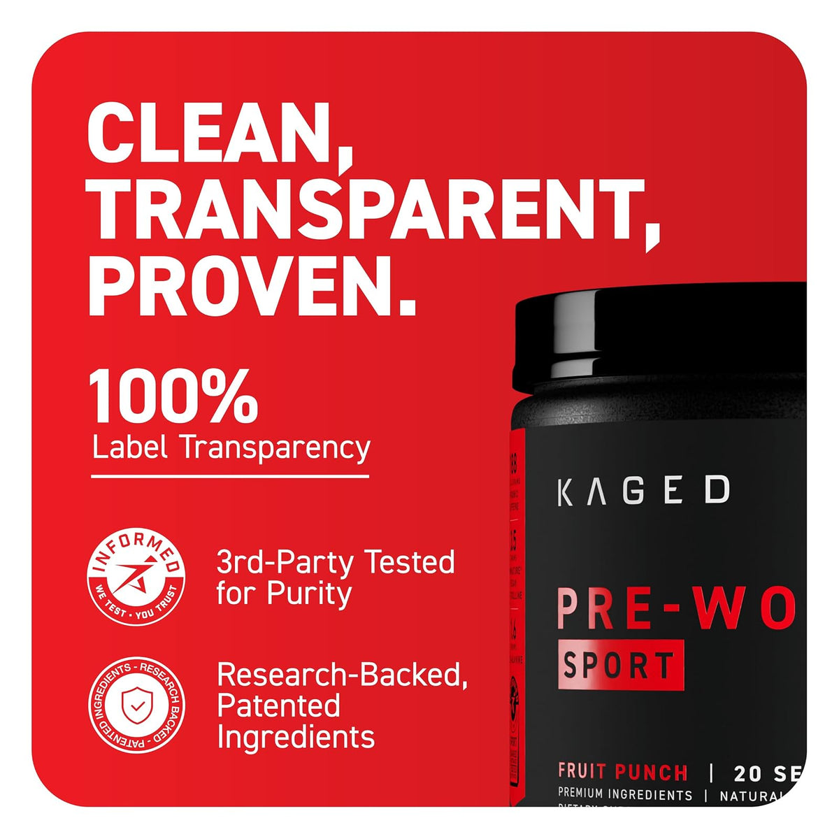 Kaged Sport pre-workout for endurance
