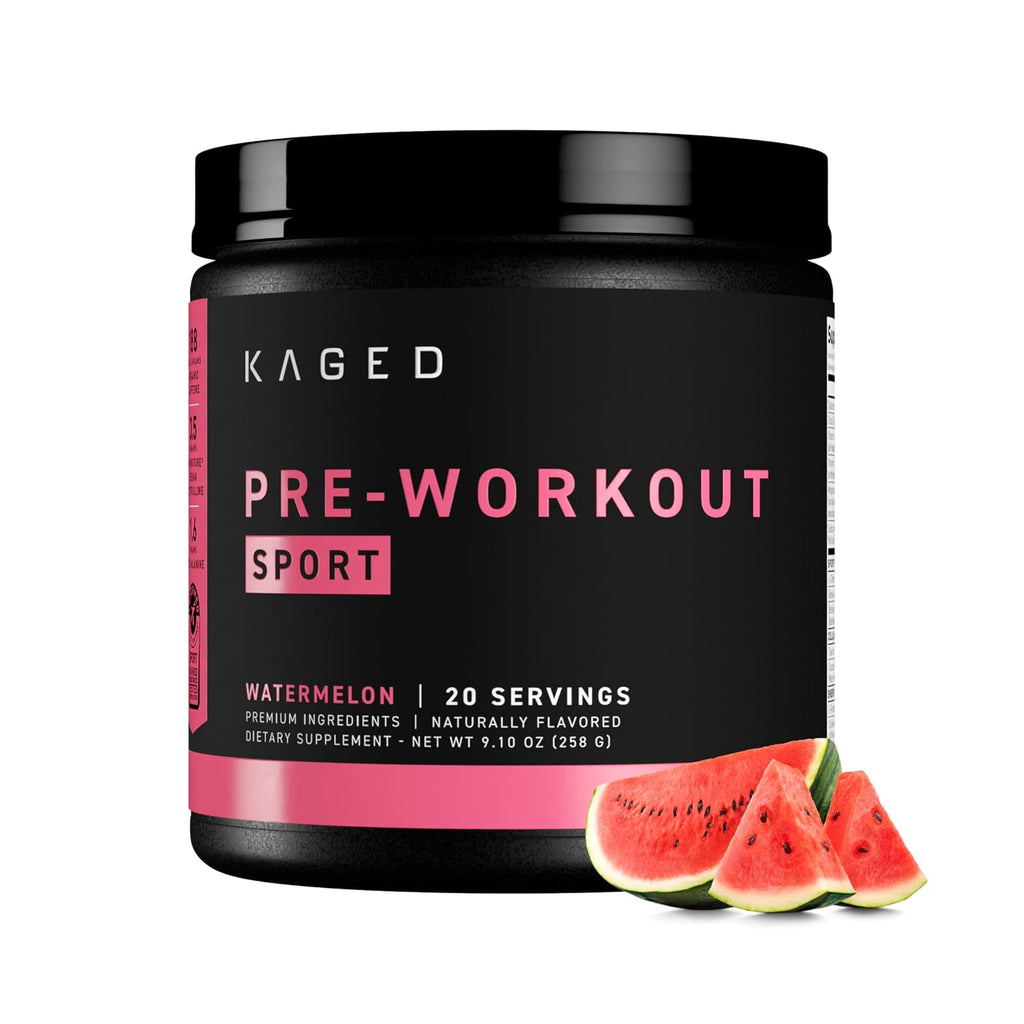Kaged Sport pre-workout powder watermelon