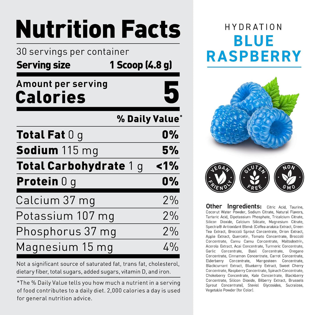 Kaged sugar free hydration solution