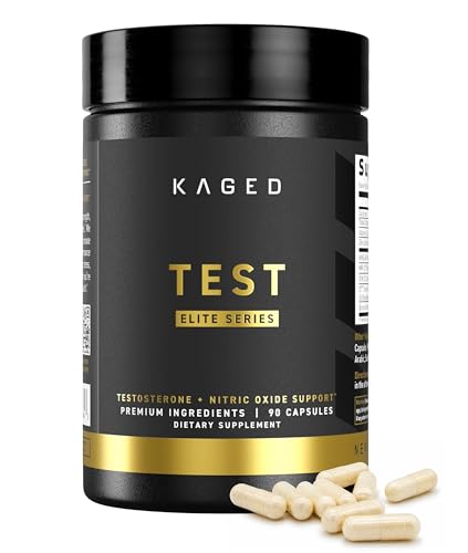 Kaged Test Elite testosterone booster capsules