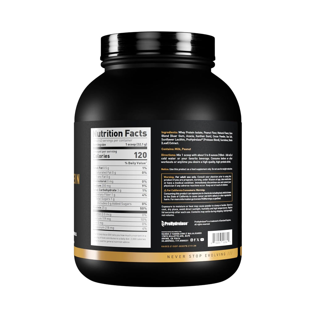 Kaged whey protein isolate 41 servings