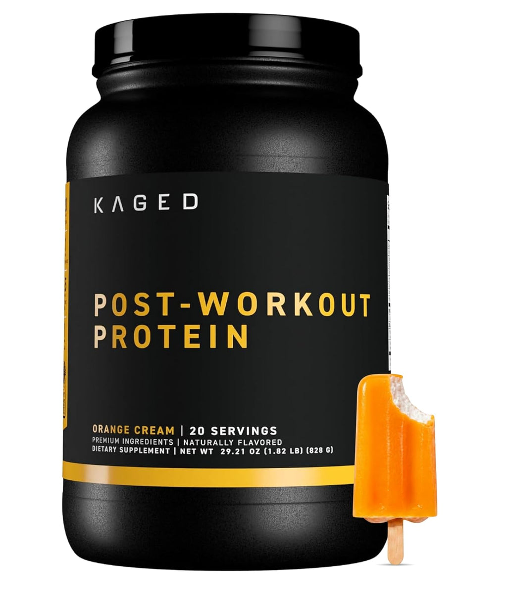 Kaged whey protein orange cream flavour