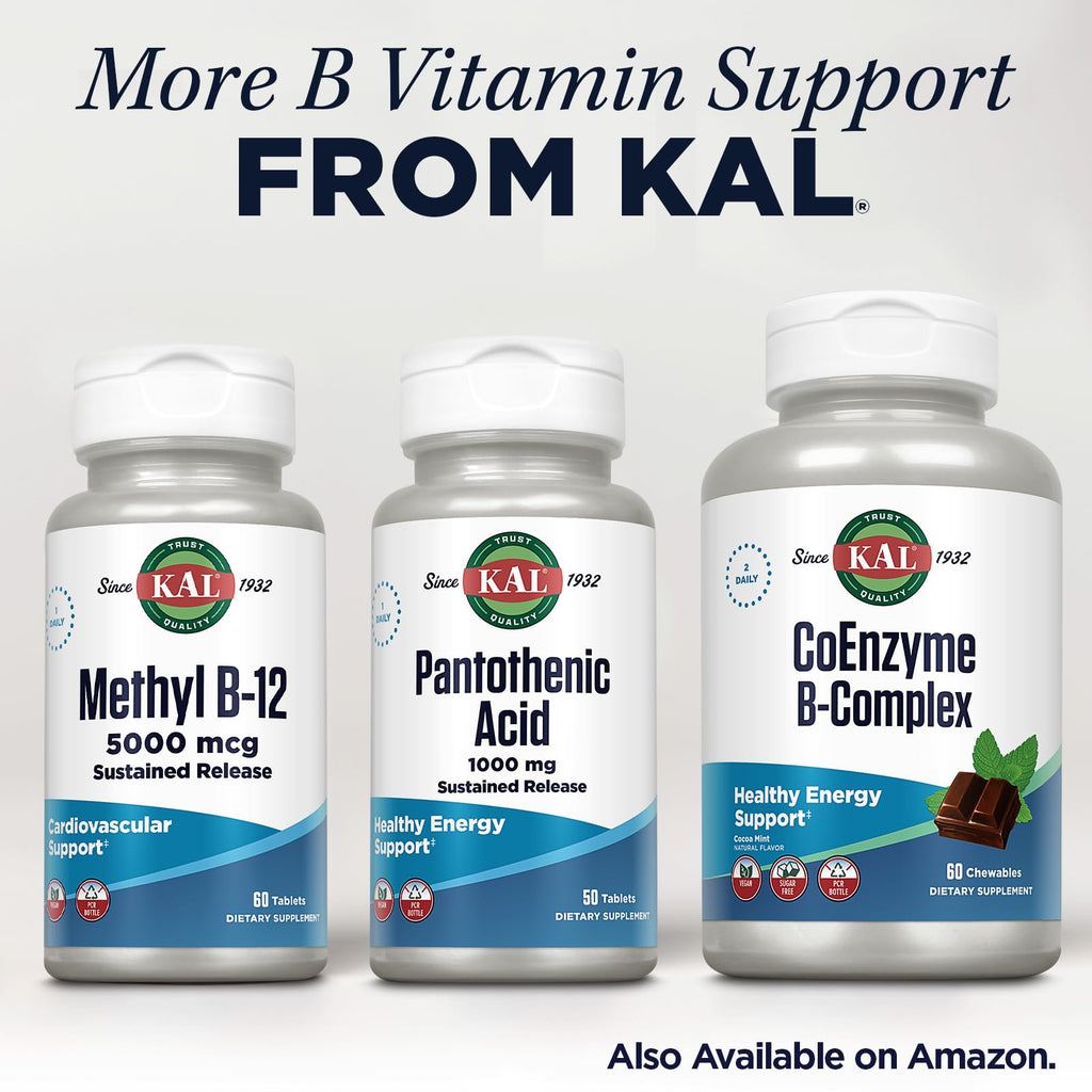 KAL 1000 mg Vitamin B5 for vitality