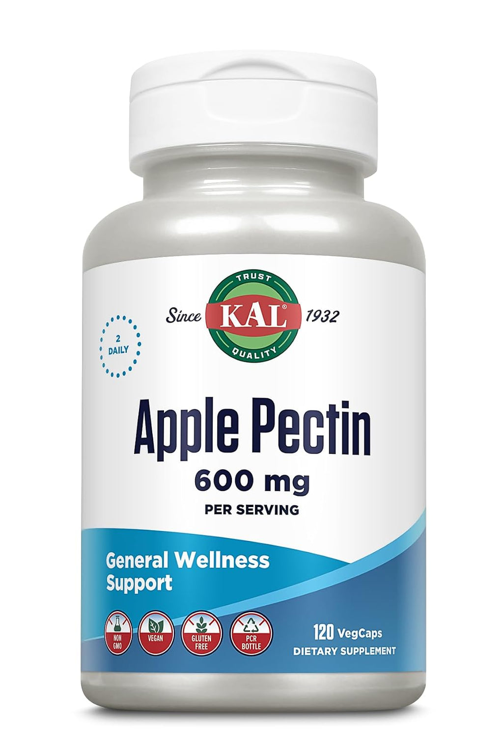 Kal apple pectin digestive support capsules