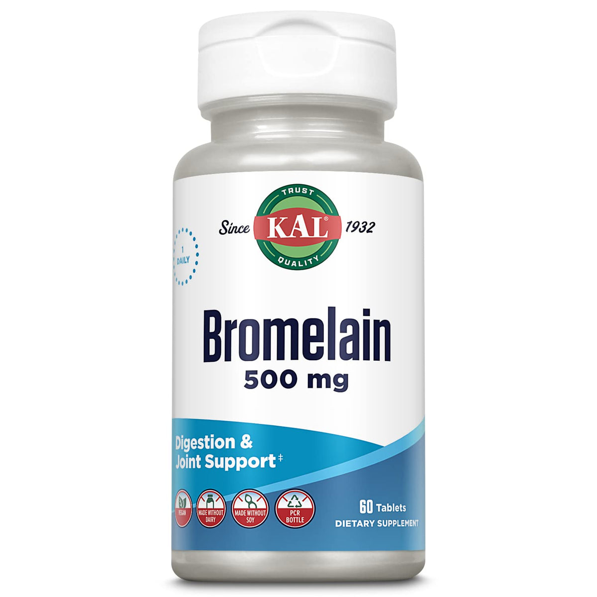 KAL Bromelain digestive enzyme tablets
