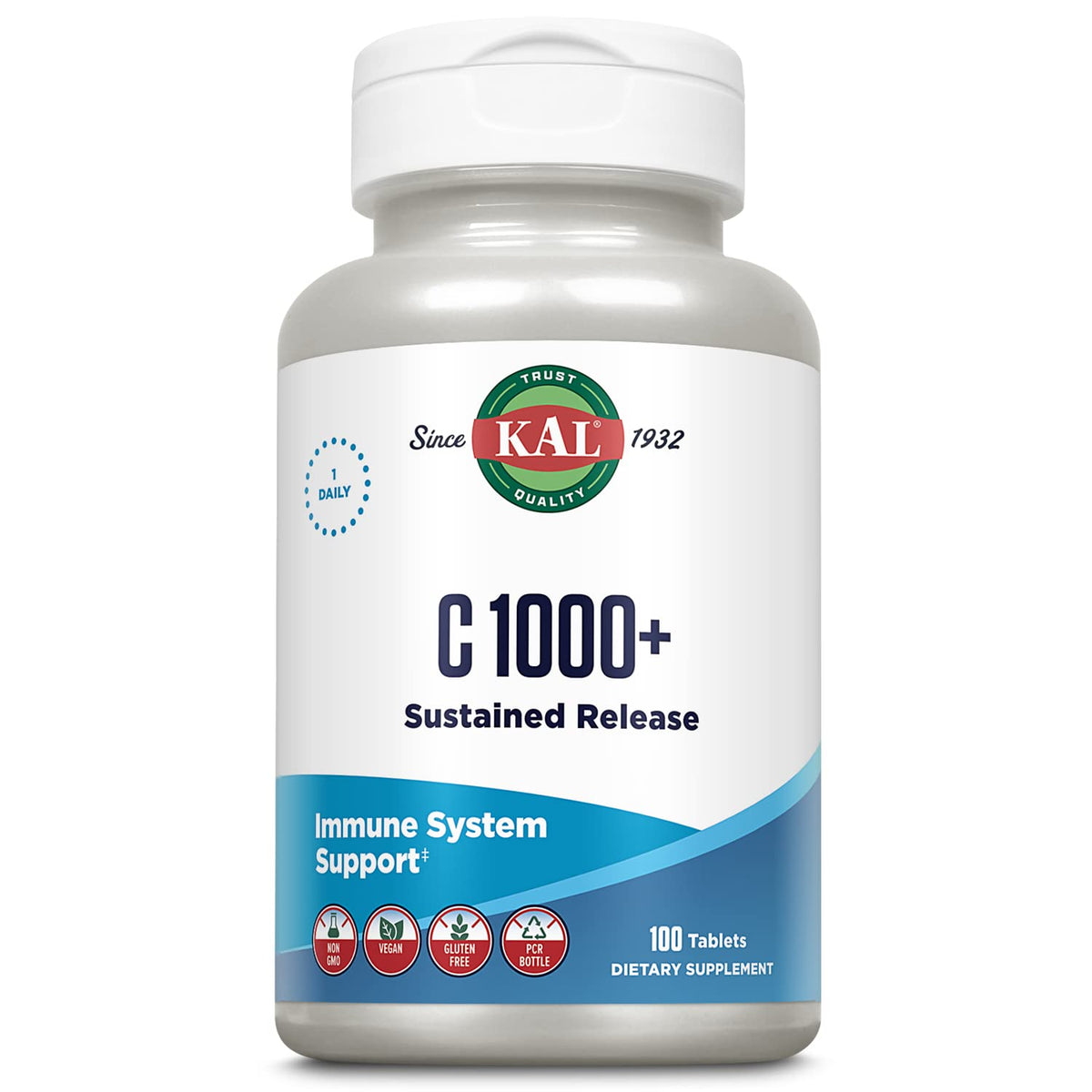 KAL C-1000 Plus vitamin C tablets