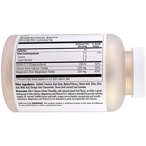 KAL Calcium chewables support overall wellness