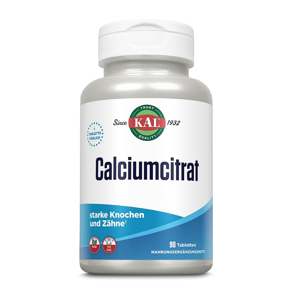 KAL Calcium Citrate 1000 mg tablets