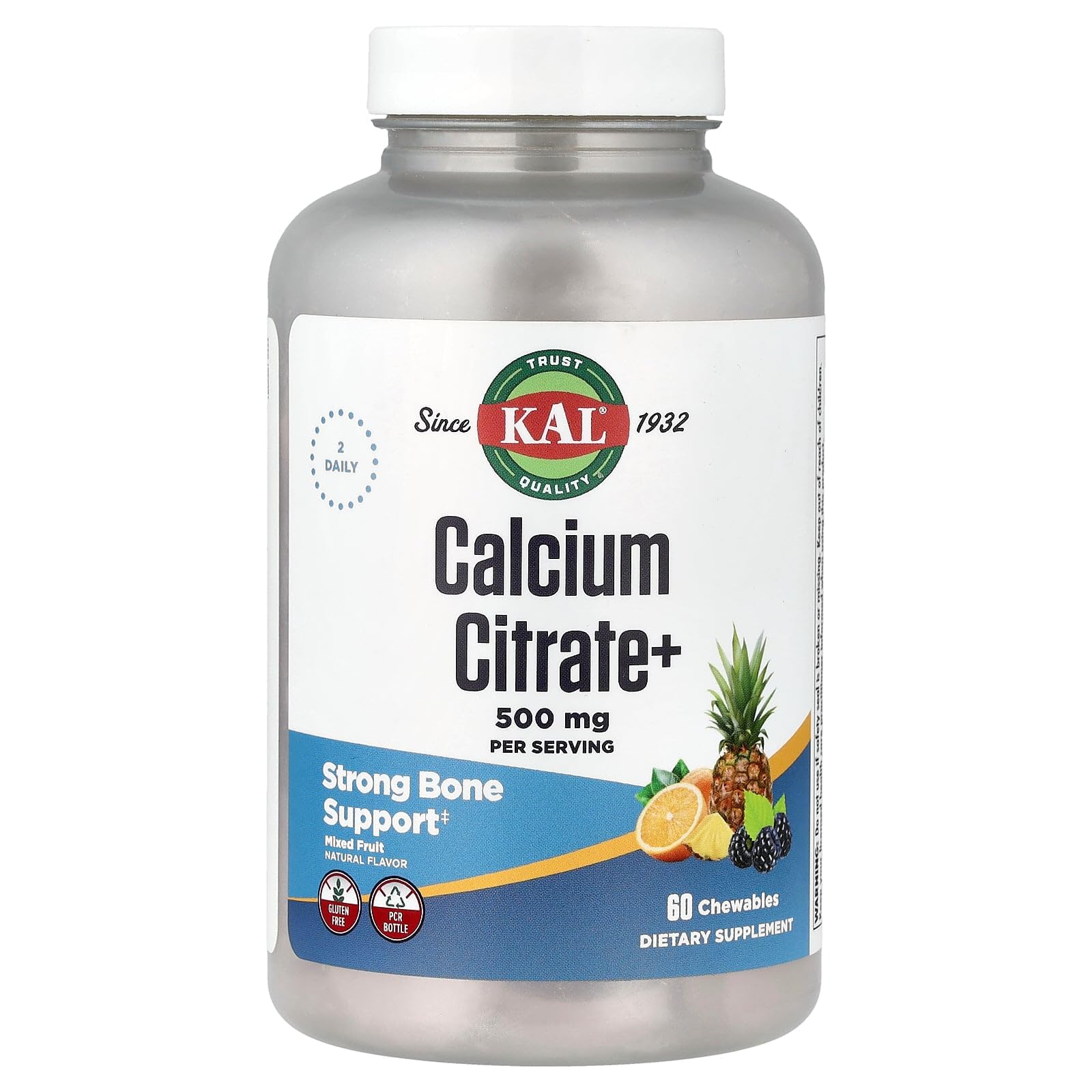 KAL Calcium Citrate chewables for strong bones