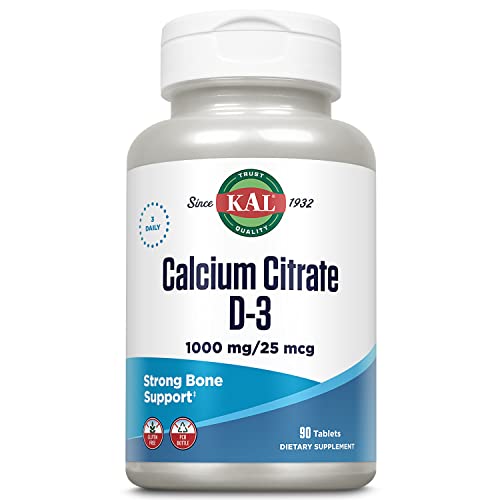 KAL calcium citrate supplement tablets