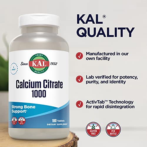 KAL calcium for strong bones