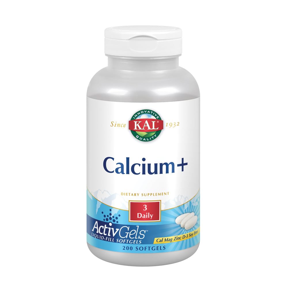 KAL Calcium Plus softgels for bone health