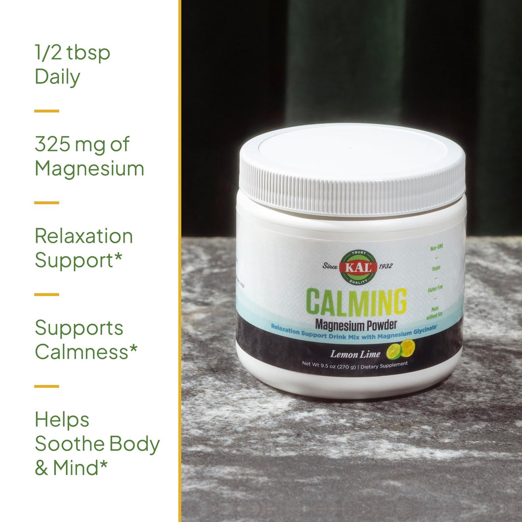 KAL calming magnesium glycinate formula