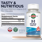 KAL chewable vitamin D benefits
