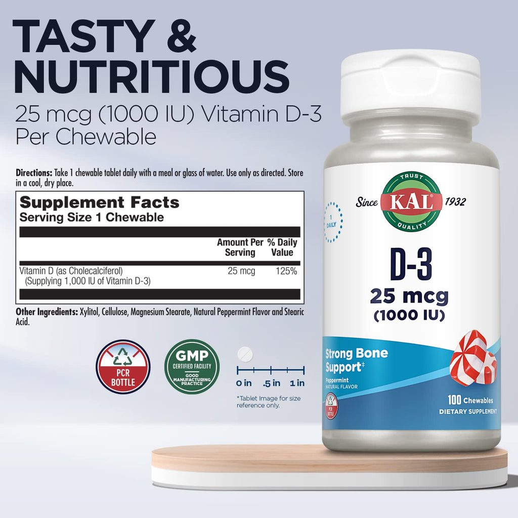 KAL chewables for bone health