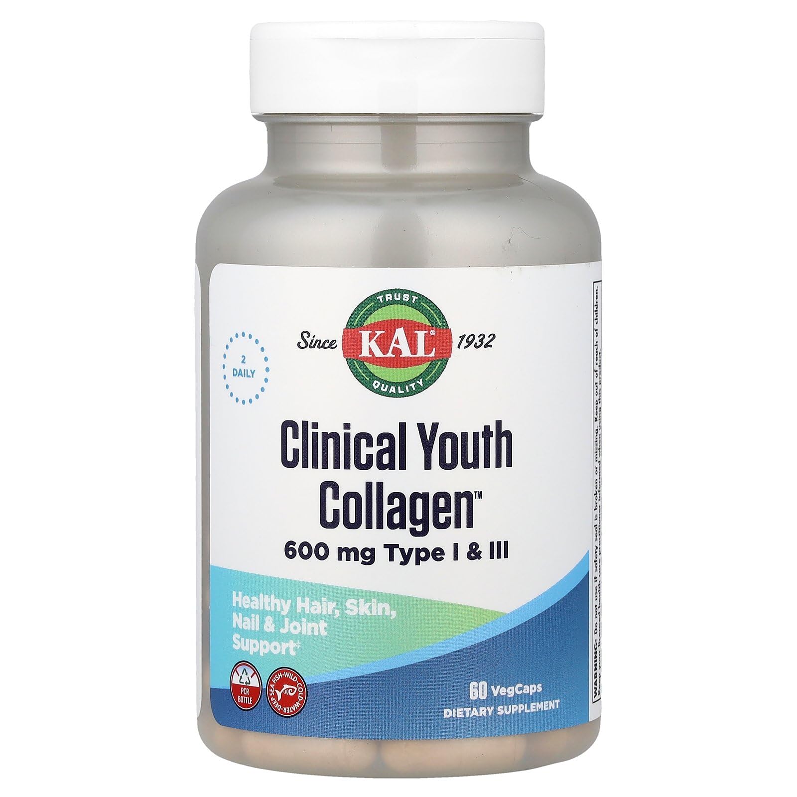 Kal collagen capsules for skin health