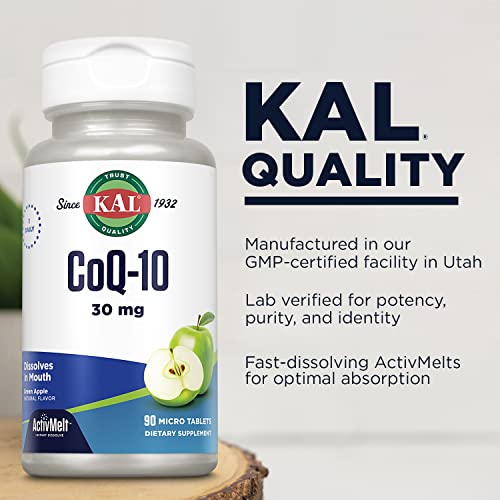 KAL CoQ10 melts for heart health