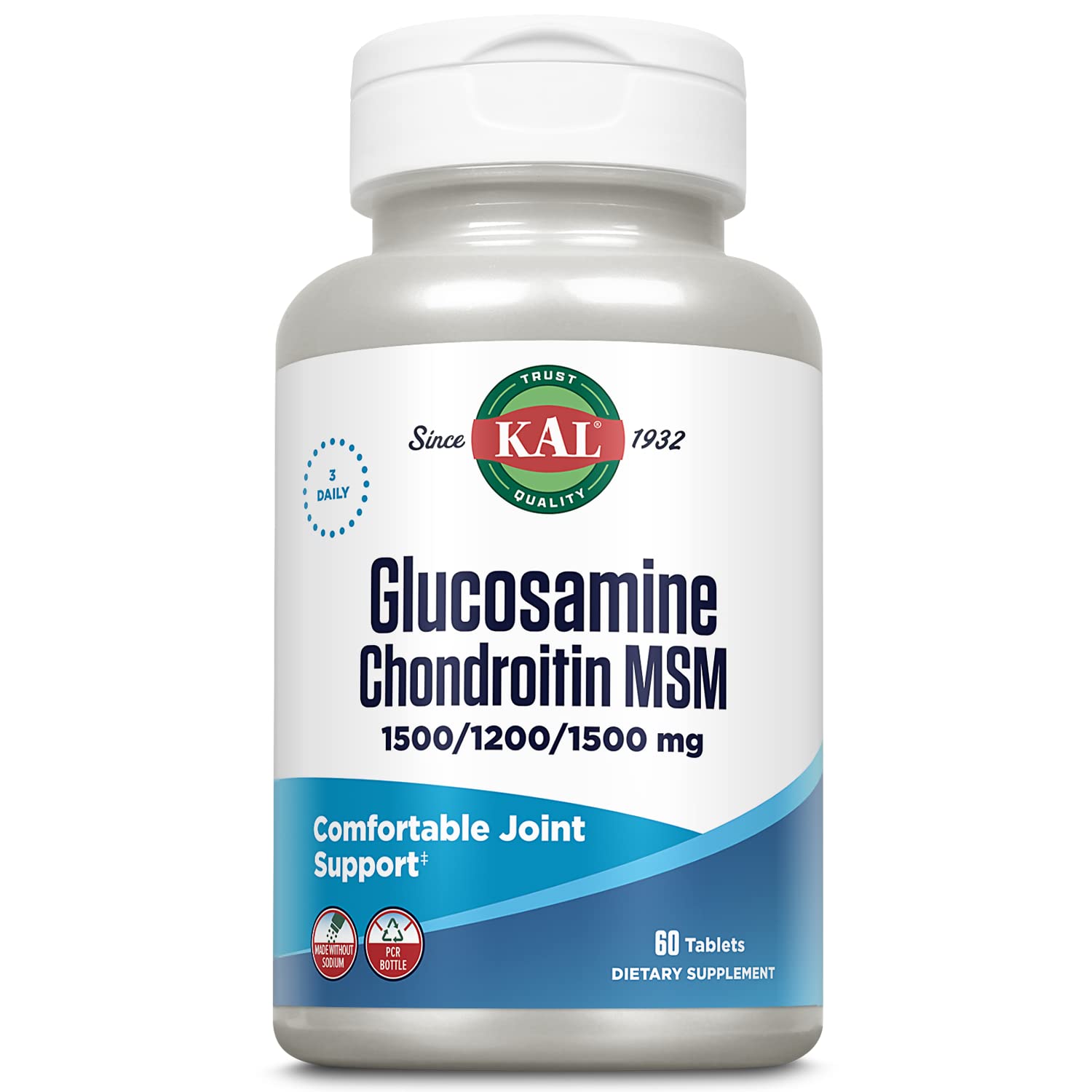 KAL glucosamine chondroitin MSM tablets
