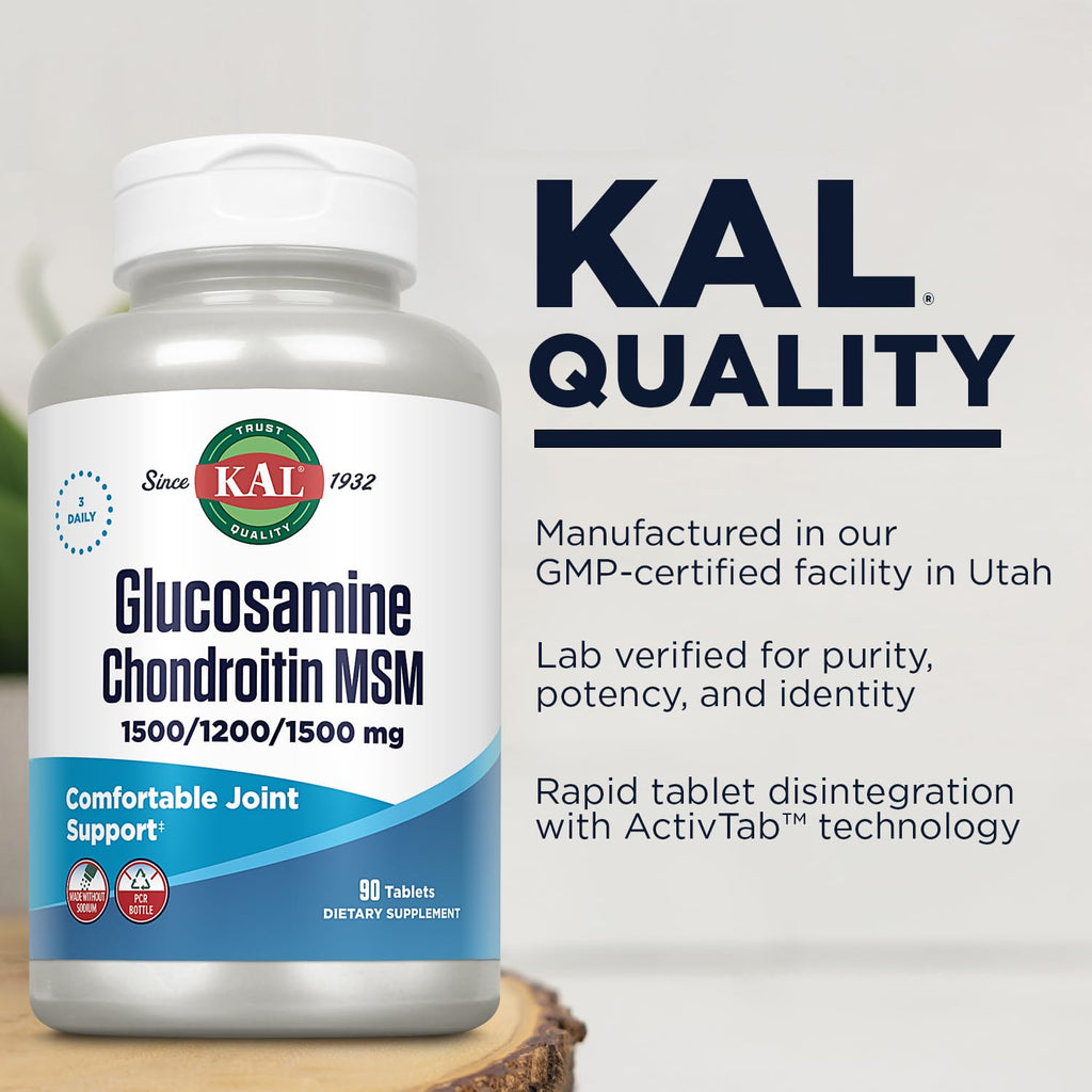 KAL glucosamine for healthy cartilage