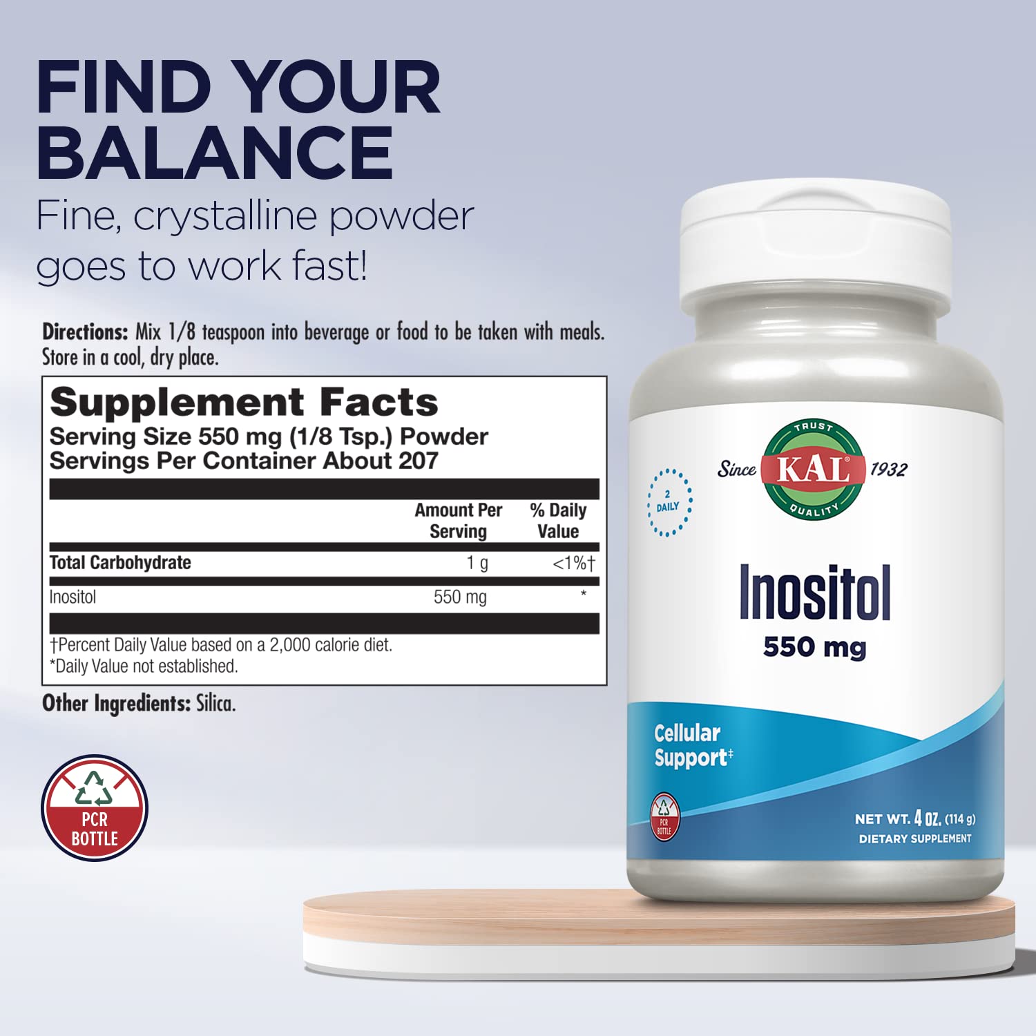 KAL Inositol 550 mg for healthy sleep