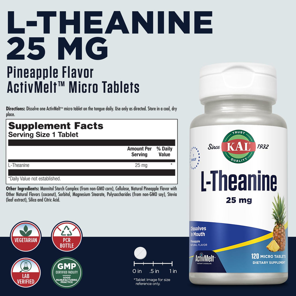 KAL l-theanine for relaxation