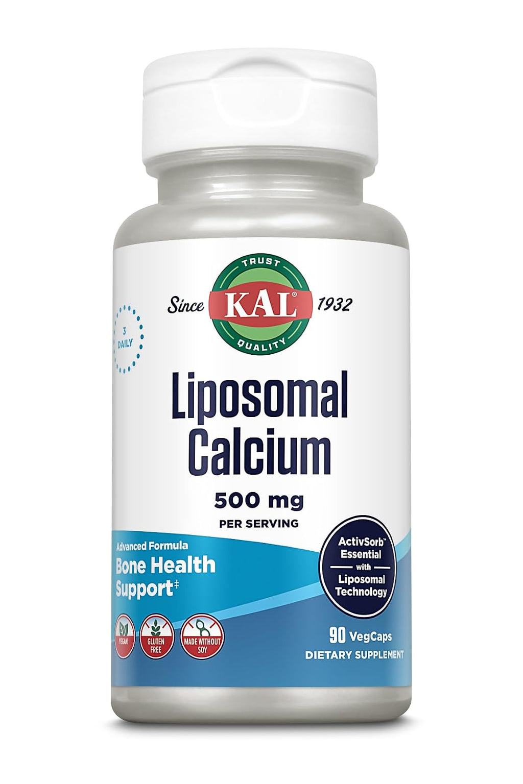 KAL Liposomal Calcium 500 mg supplement