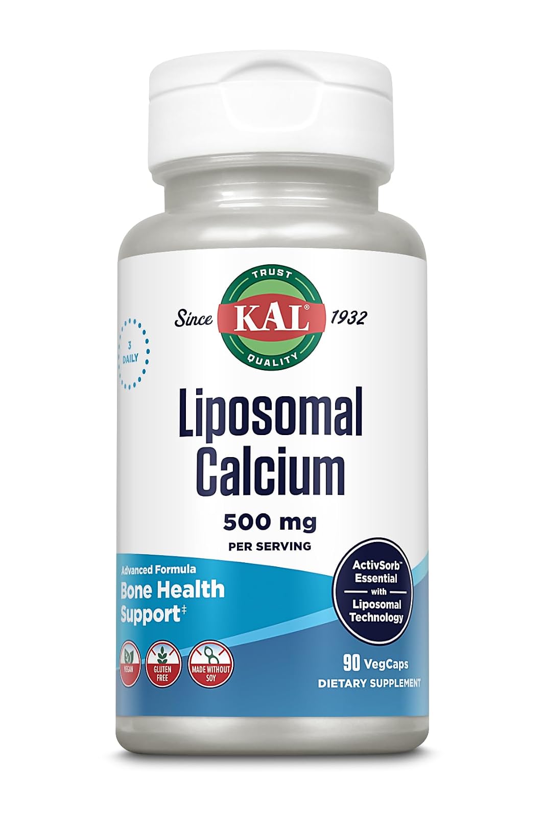 KAL Liposomal Calcium 500 mg supplement