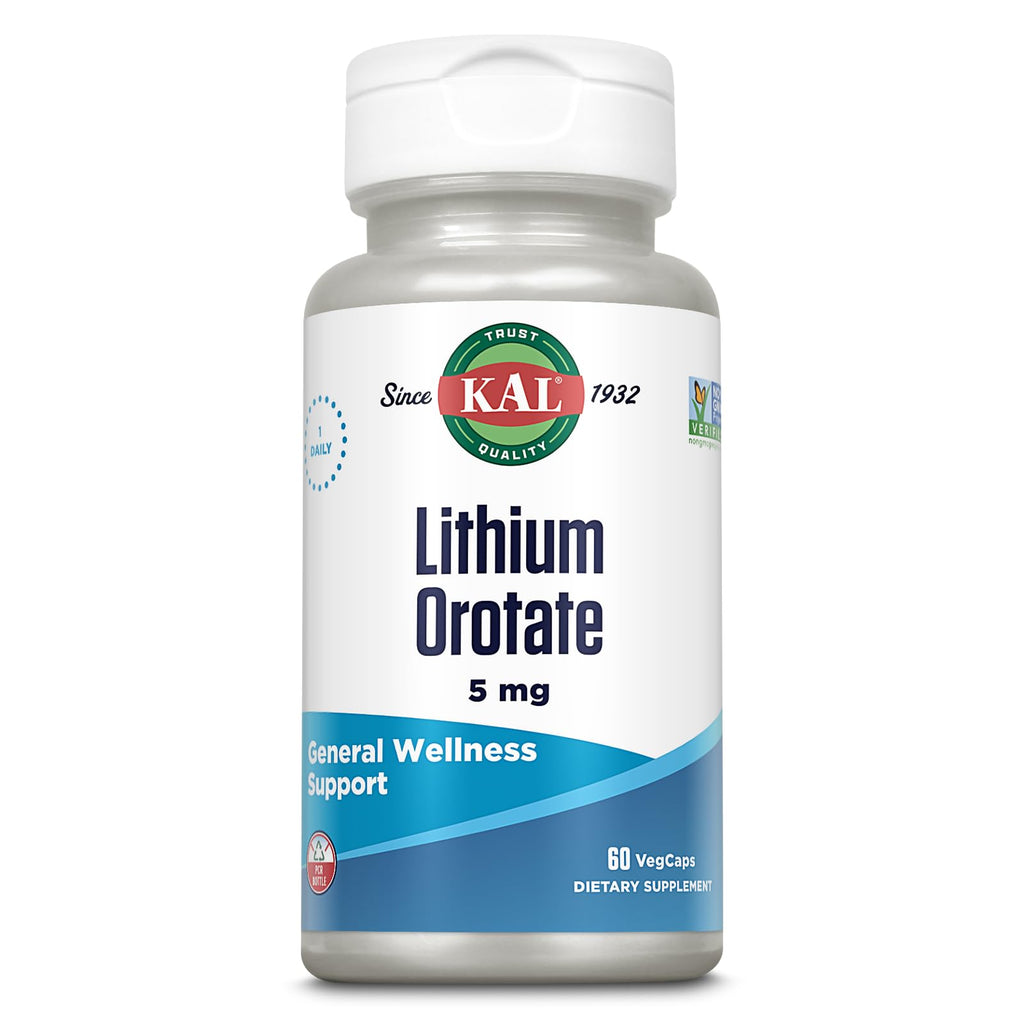 KAL Lithium Orotate 5 mg capsules