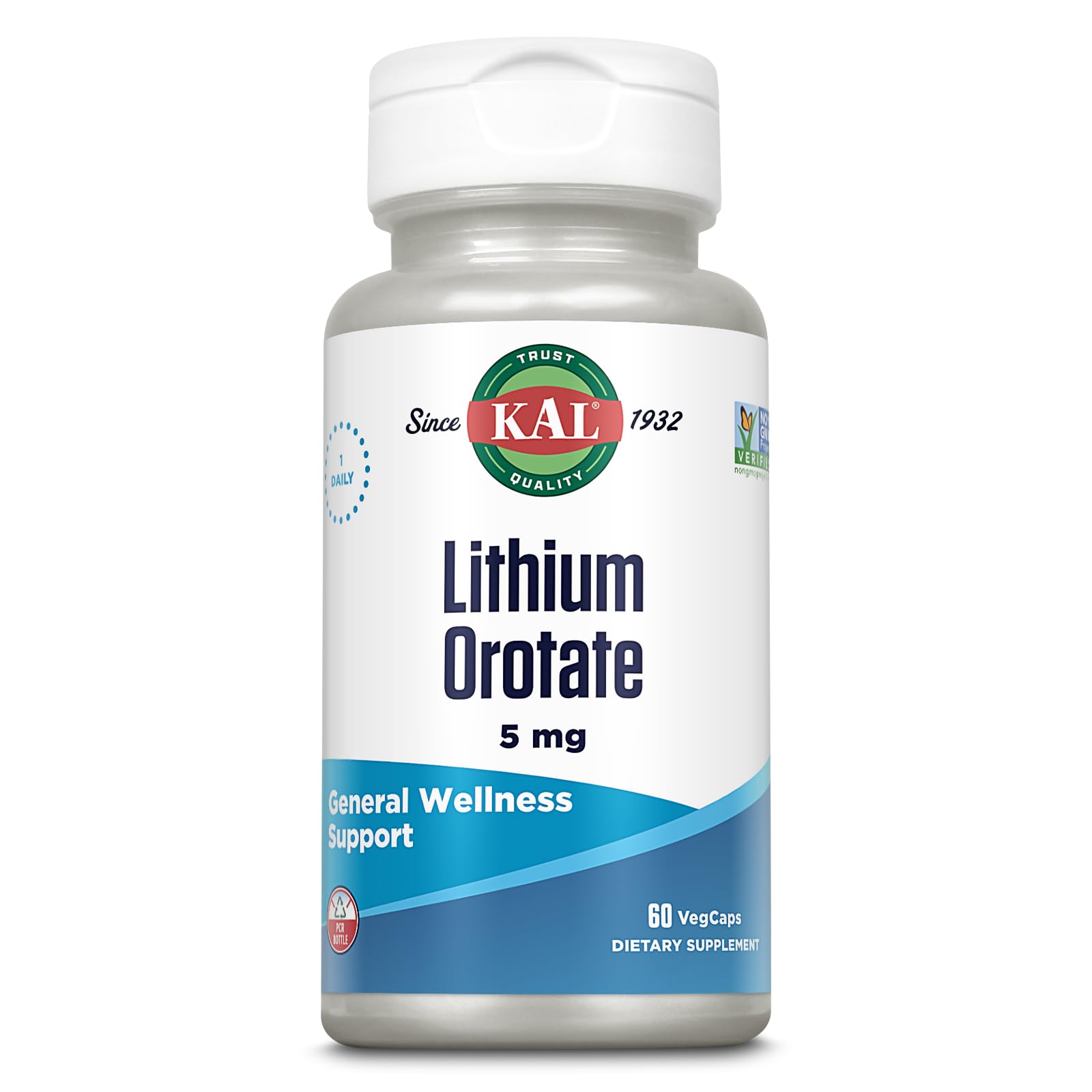 KAL Lithium Orotate 5 mg capsules