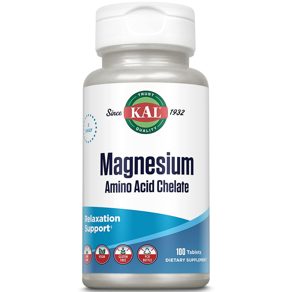 Kal magnesium chelated tablets for relaxation